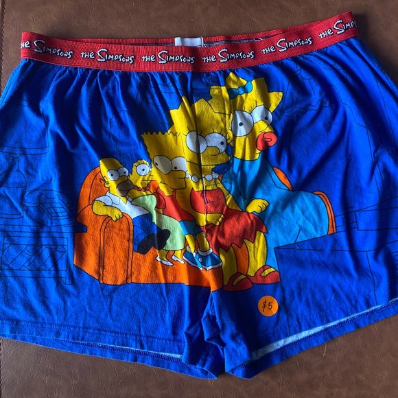 Underwear & Socks | Vintage The Simpsons Boxer Shorts | Poshmark
